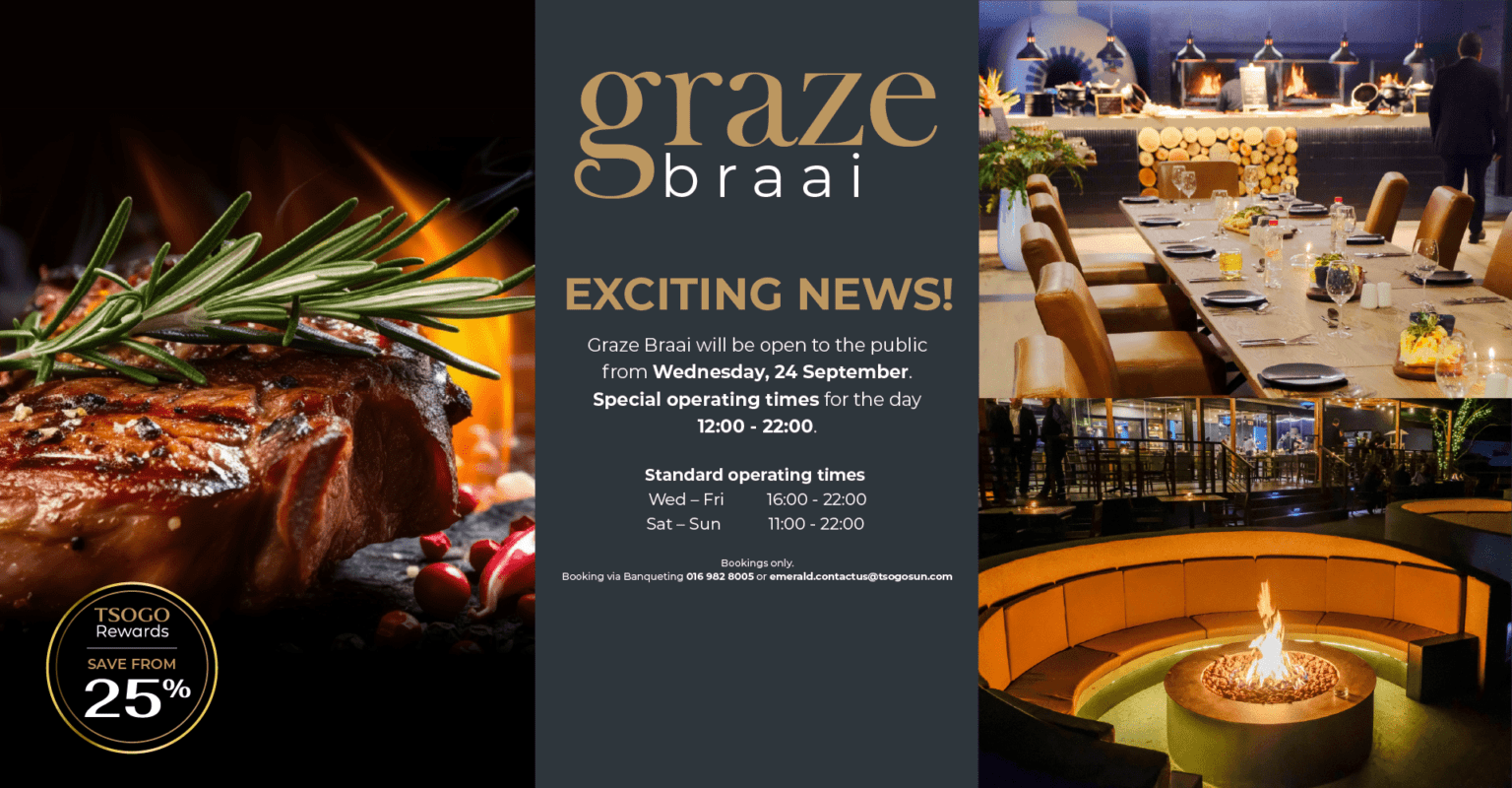 Emerald > Dining - Tsogo Sun